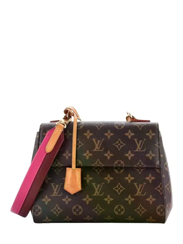 LOUIS VUITTON Cluny Top Handle Bb Satchel Monogram Canvas - Brown