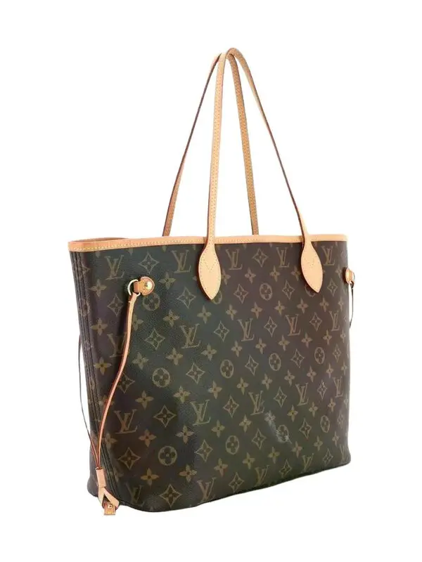 LOUIS VUITTON Neverfull Mm Monogram Canvas Tote Bag - Brown