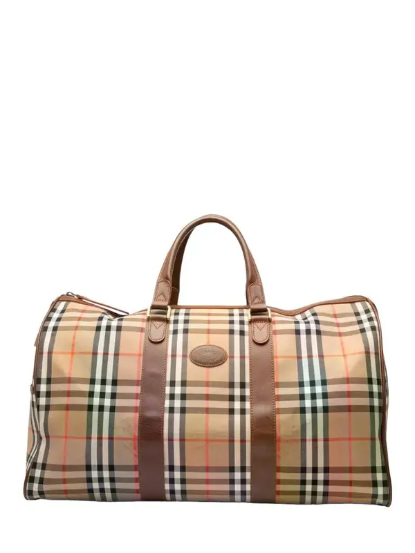 Burberry 20th Century Haymarket Check Travel Bag - Brown
