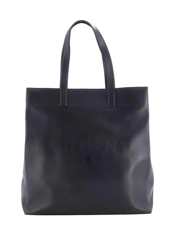 Balenciaga Duty Free Leather North South Tote Bag - Black