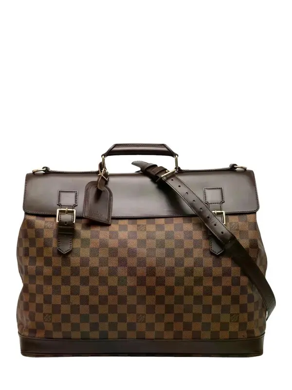 LOUIS VUITTON 1998 Damier Ebene West End Pm Travel Bag - Brown