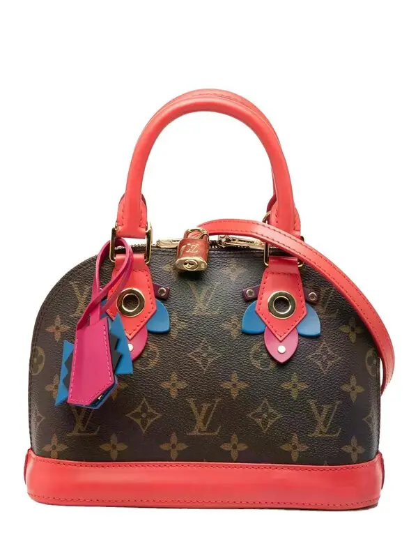 LOUIS VUITTON 2015 Monogram Totem Alma Bb Satchel - Brown