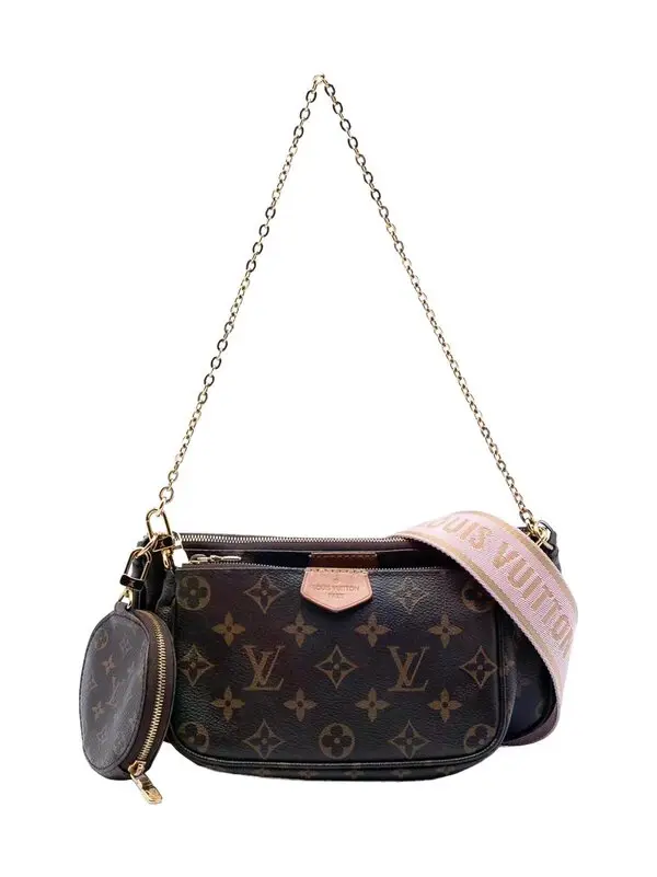 LOUIS VUITTON 2021-2025 Monogram Multi Pochette Accessoires Satchel - Brown