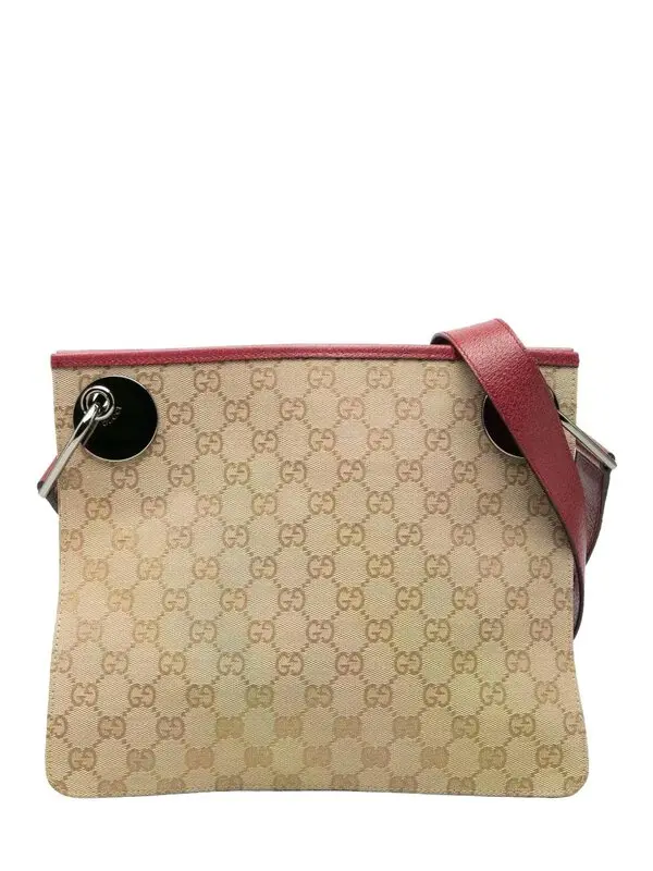 Gucci Gg Canvas Eclipse Crossbody Bag - Brown