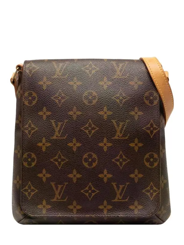 LOUIS VUITTON 2001 Monogram Musette Salsa Pm - Brown