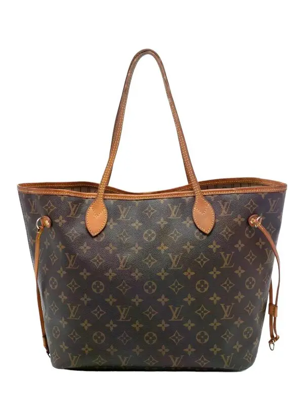 LOUIS VUITTON 2012 Monogram Neverfull Mm Tote Bag - Brown