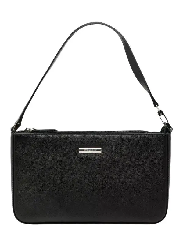 Burberry Leather Shoulder Bag - Black