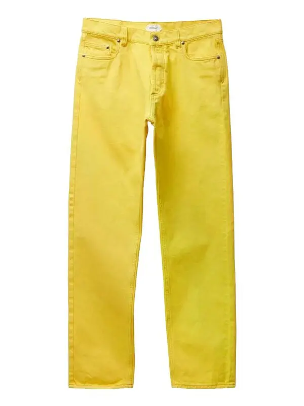 Versace Buttoned Jeans - Yellow