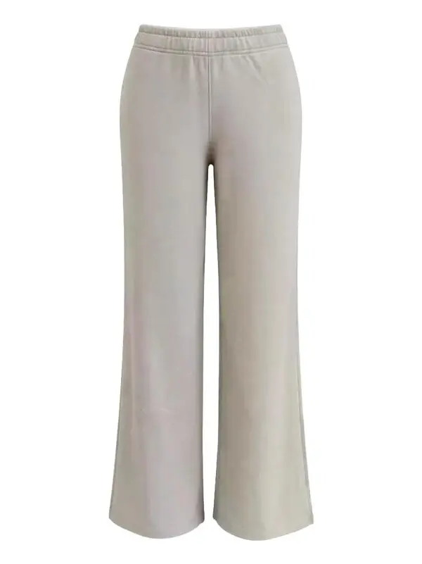 WOC Elastic-waistband Track Pants - Grey