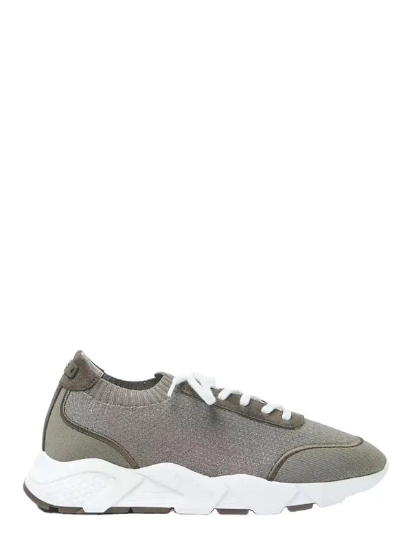 Peserico Panelled Sneakers - Brown