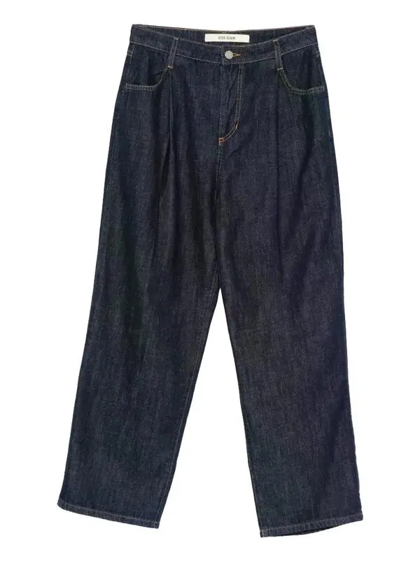 MERCI Barbra Pleated Jeans - Blue