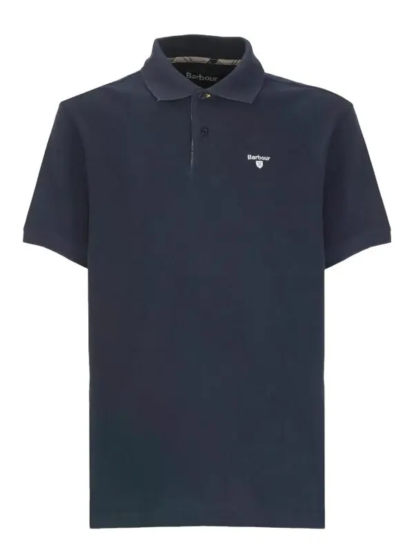 Barbour Embroidered-logo Polo Shirt - Blue