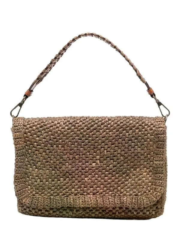 IBELIV Opera Raffia Tote Bag - Brown