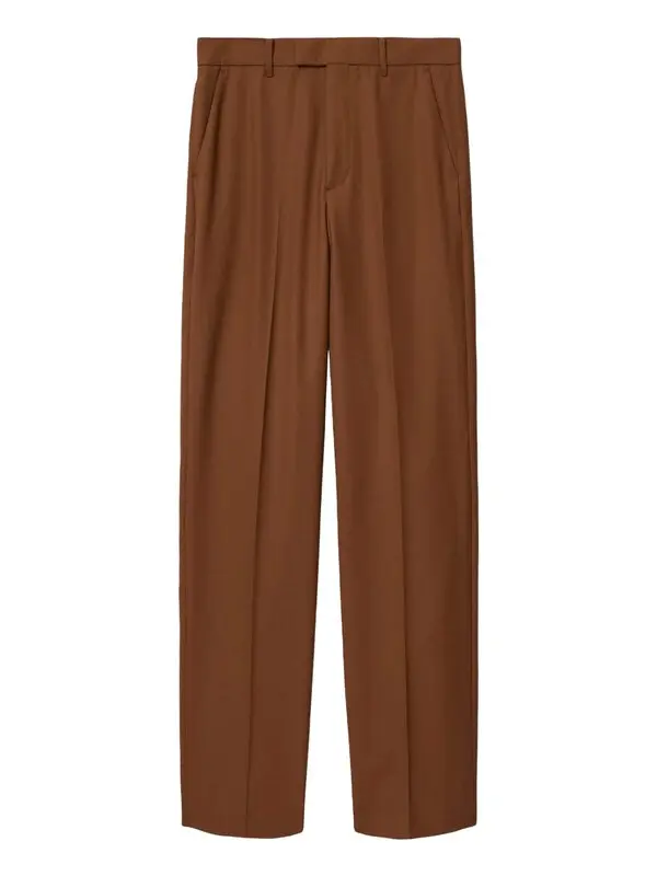 ALLSAINTS Wool-blend Beck Trousers - Brown