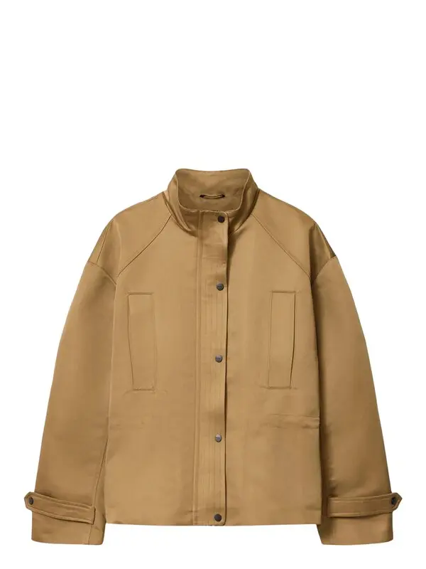 ALLSAINTS Luellah Oversized Jacket - Brown