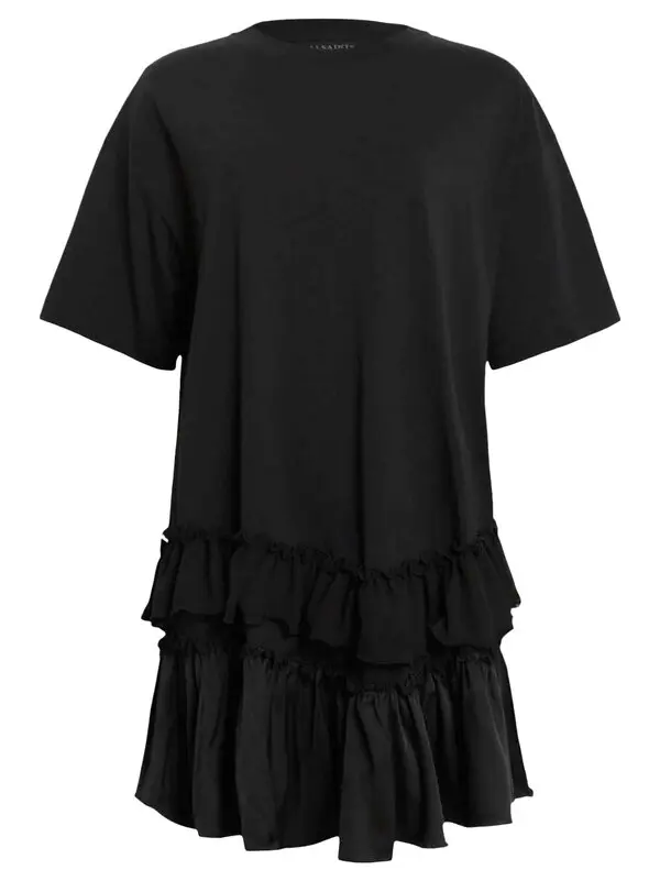 ALLSAINTS Organic Cotton Feyre Mini Dress - Black