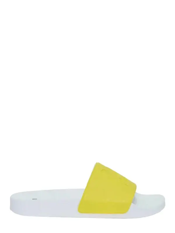 MSGM Embossed Detail Slides - Yellow