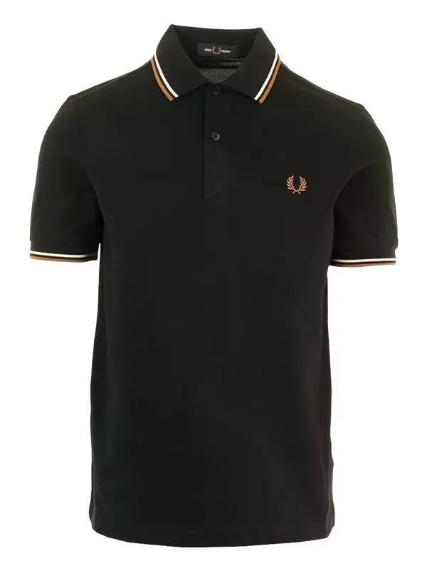 Fred Perry Trim-striped Polo - Black