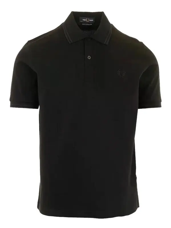 Fred Perry Laurel-wreath Polo Shirt - Black