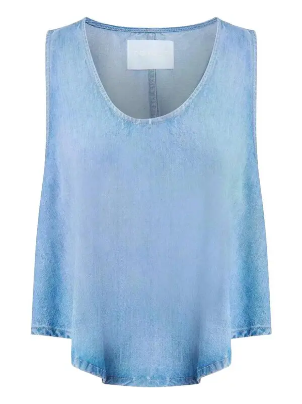DONDUP U-neck Sleeveless Tank - Blue