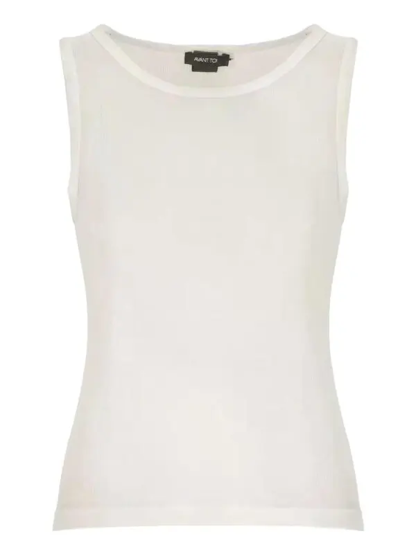 Avant Toi Knitted Vest - Neutrals