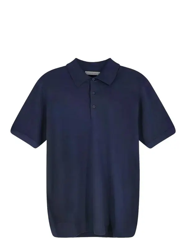 Corneliani Buttoned Polo Shirt - Blue