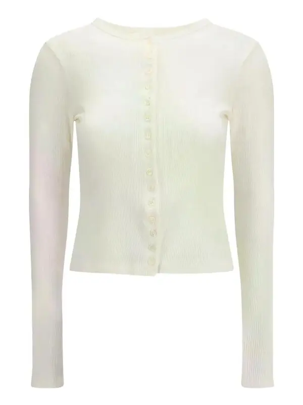 Citizens Of Humanity Kari Ribbed Button-up Cardigan - Neutrals
