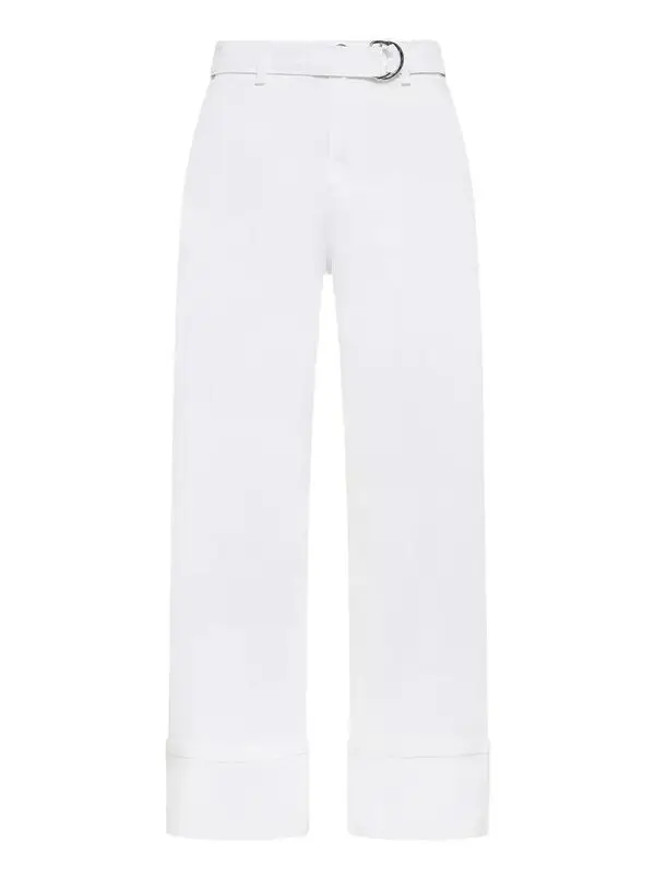 Seventy X Venezia Belted Trousers - White