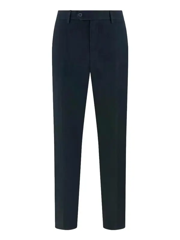 Boggi Milano Linen Trousers - Blue