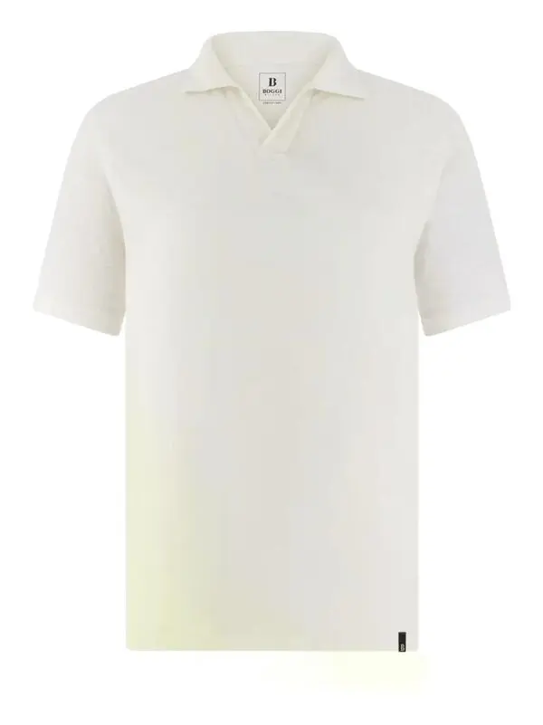 Boggi Milano Open-collar T-shirt - Neutrals