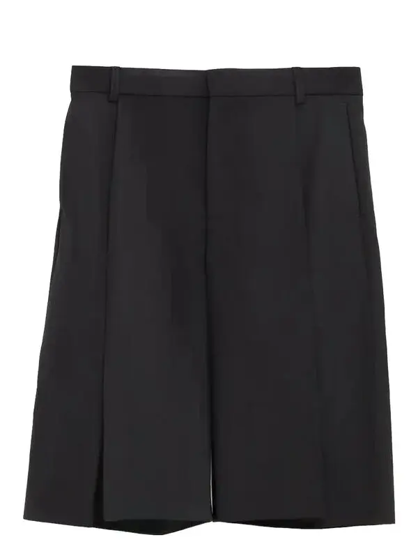 Casablanca Pleated Shorts - Black