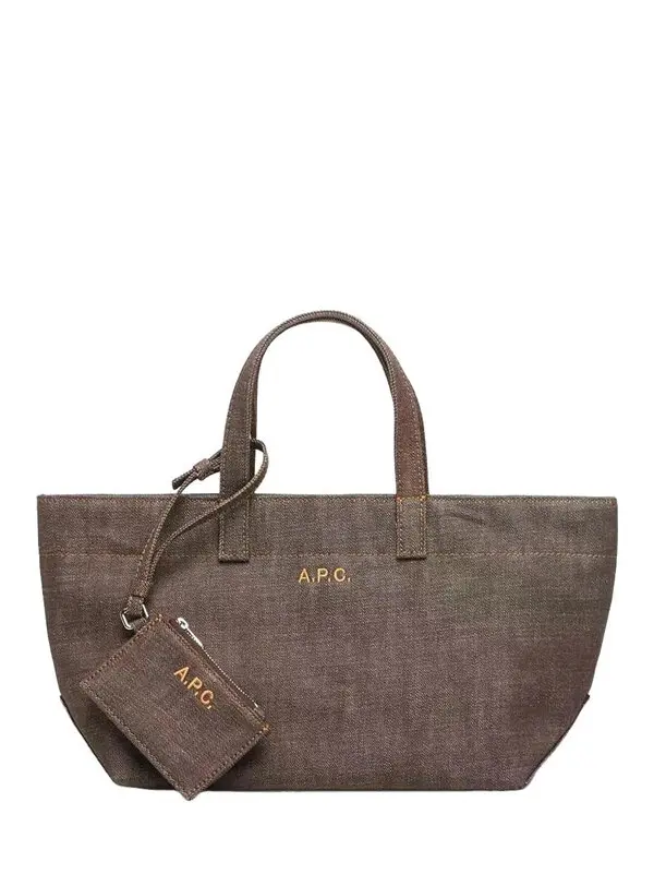 A.p.c. Small Drummer Tote Bag - Brown