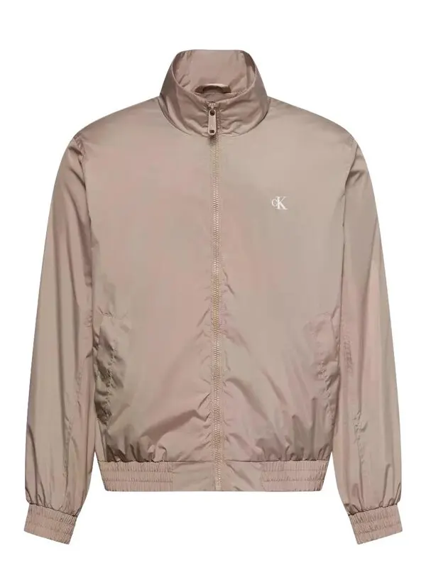 Calvin Klein Lightweight Zip-up Jacket - Neutrals