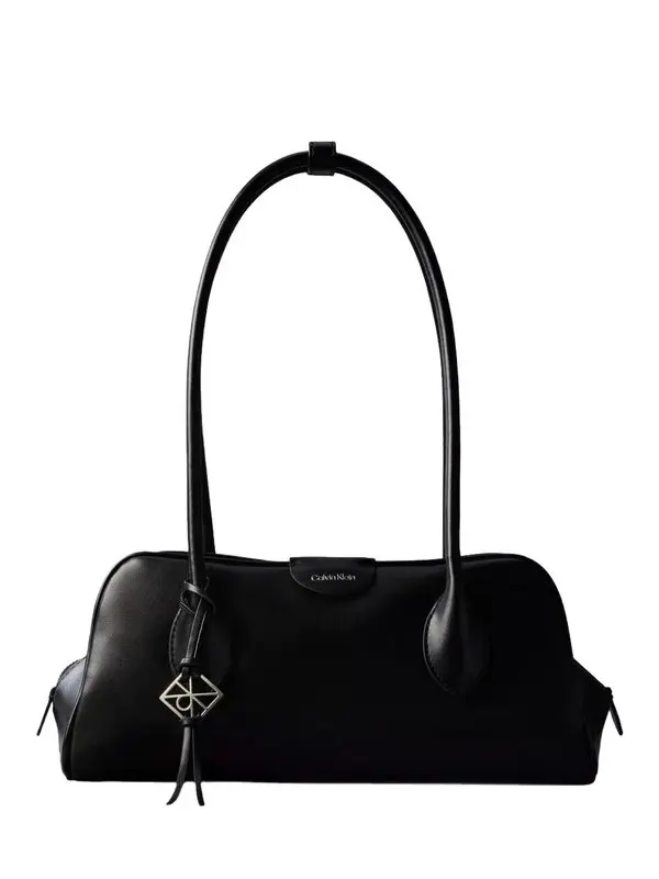 Calvin Klein Logo-detail Shoulder Bag - Black