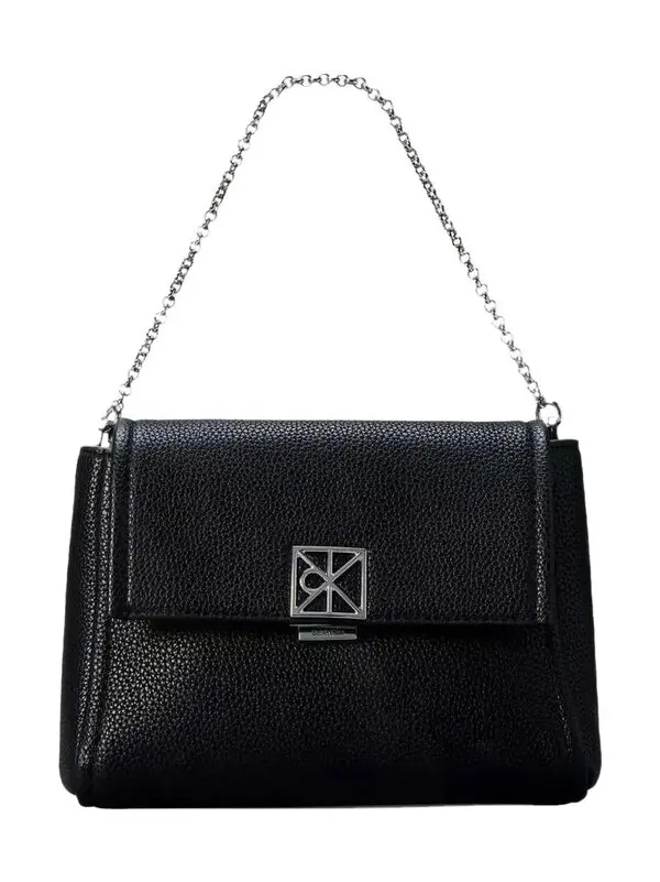 Calvin Klein Logo Shoulder Bag - Black