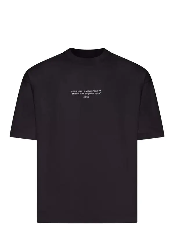 Off-White Slogan-print T-shirt - Black