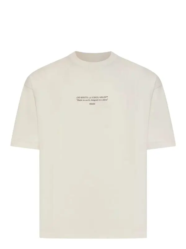 Off-White Slogan-print T-shirt - Grey