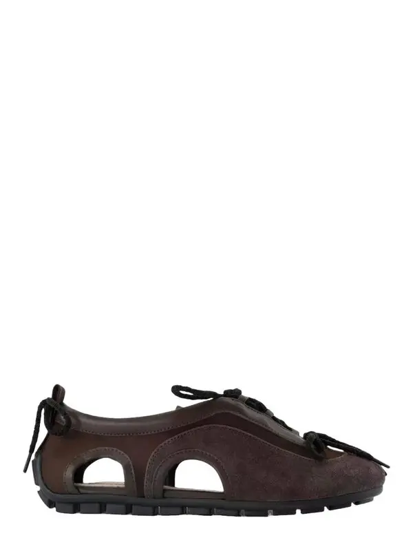 Simone Rocha Cutout Ballerina Sneakers - Brown