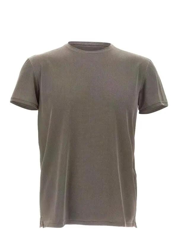 RRD Micro-piqué Crew-neck T-shirt - Grey