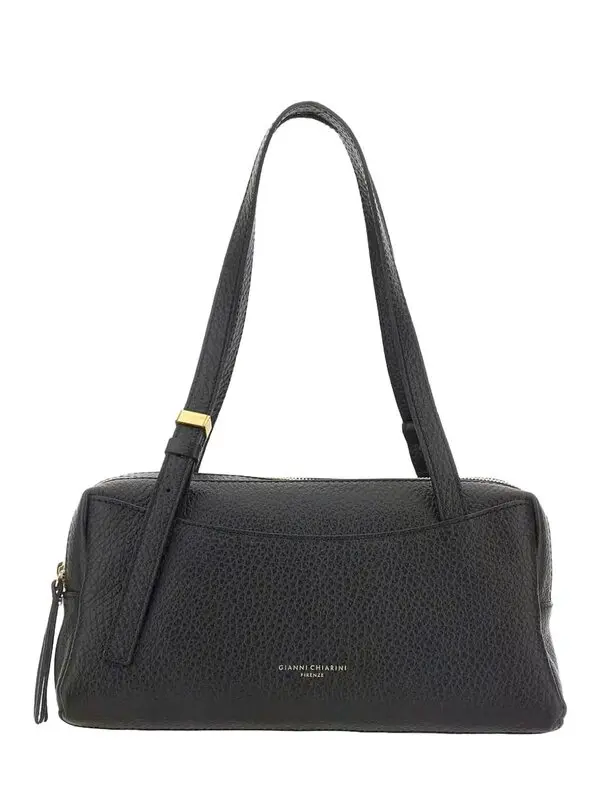 GIANNI CHIARINI Dea Leather Shoulder Bag - Black