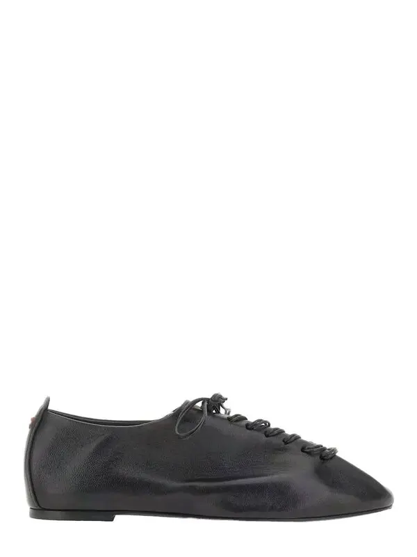 HALMANERA Dave Tapered Leather Sneakers - Black
