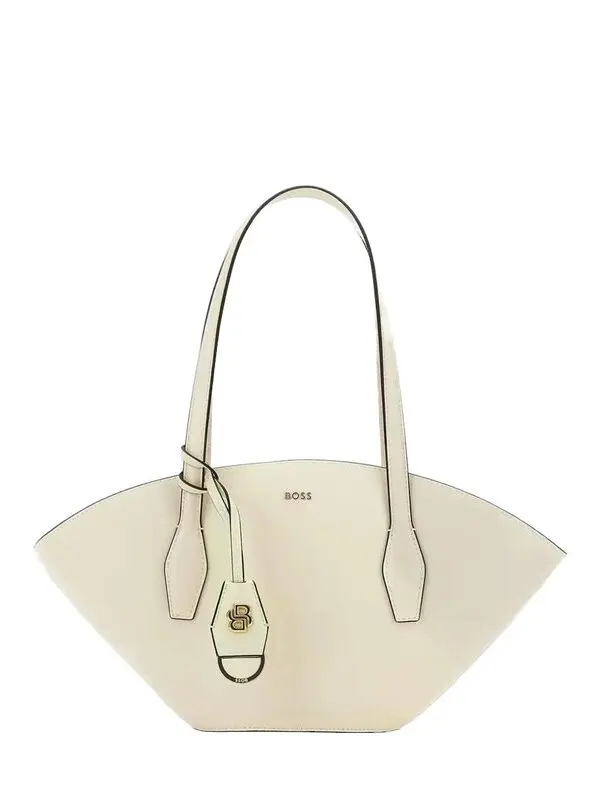 BOSS Trapezoid Top Handle Shoulder Bag - Neutrals