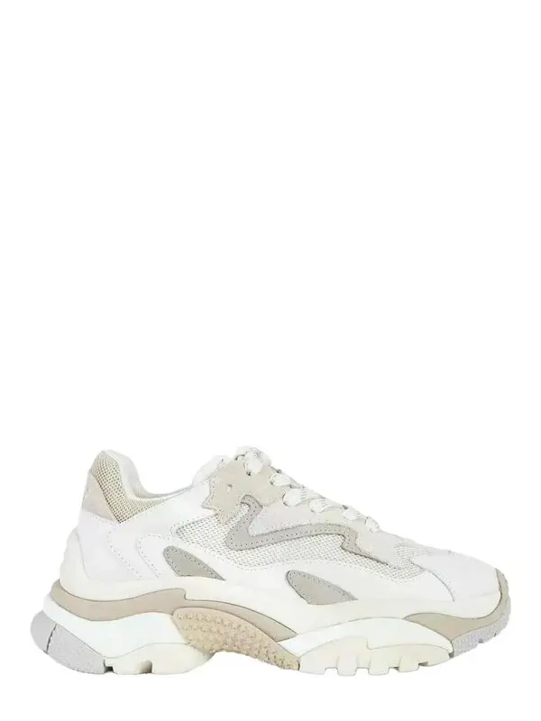 Ash Panelled Leather Sneakers - White