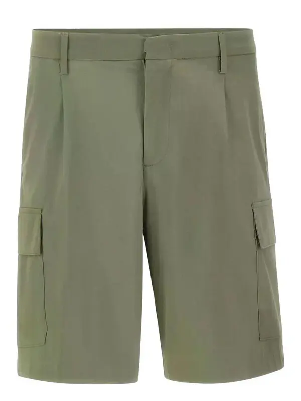K-WAY Cargo Pleated Shorts - Green