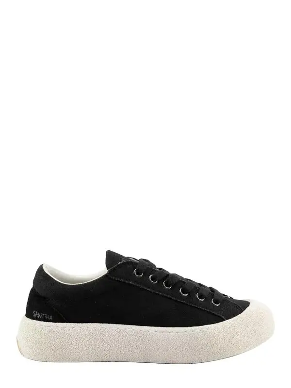 SANTHA Kaouki Platform Sneakers - Black