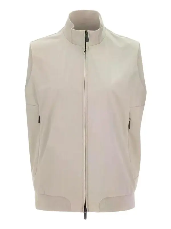 RRD Stand-up Collar Zip Vest - Neutrals