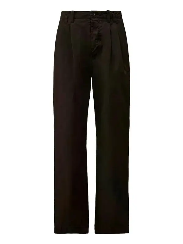 C.P. COMPANY Straight Trousers - Black