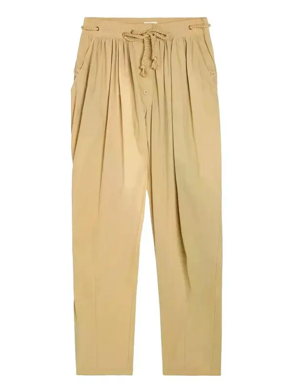 Isabel Marant Braided Drawstring Trousers - Neutrals