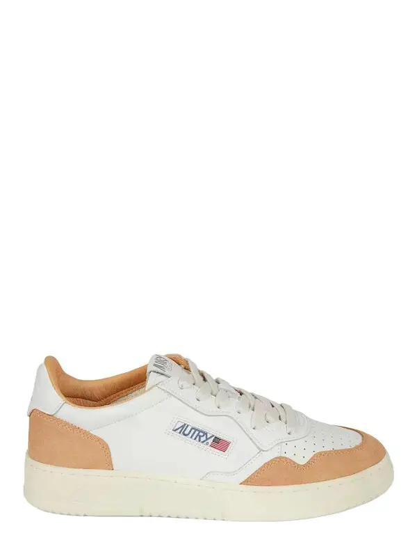 AUTRY Perforated Leather Sneakers - White