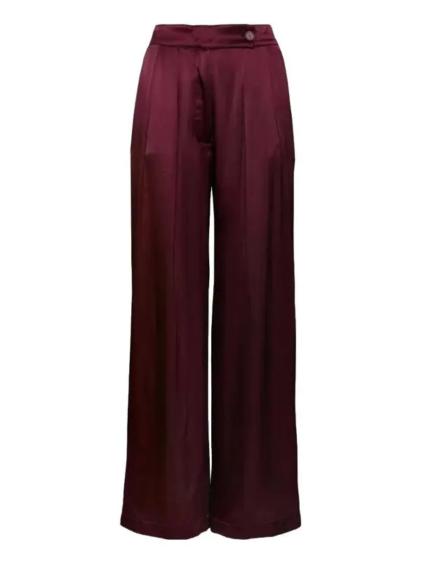 Sablyn Brooke Pleated Trousers - Red